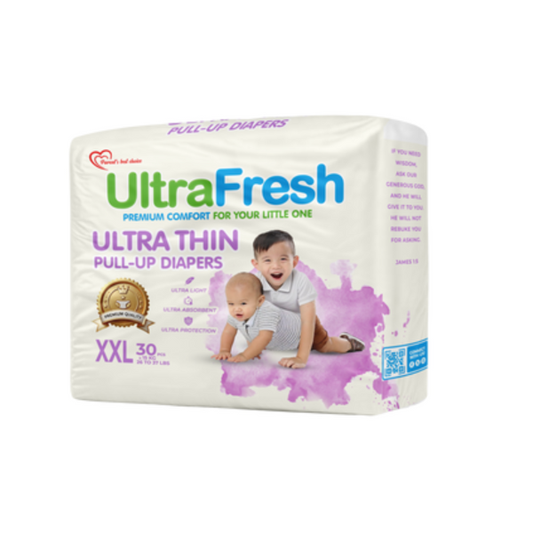 UltraFresh Ultra Thin Pull-Up Diapers 30's | Mighty Baby PH