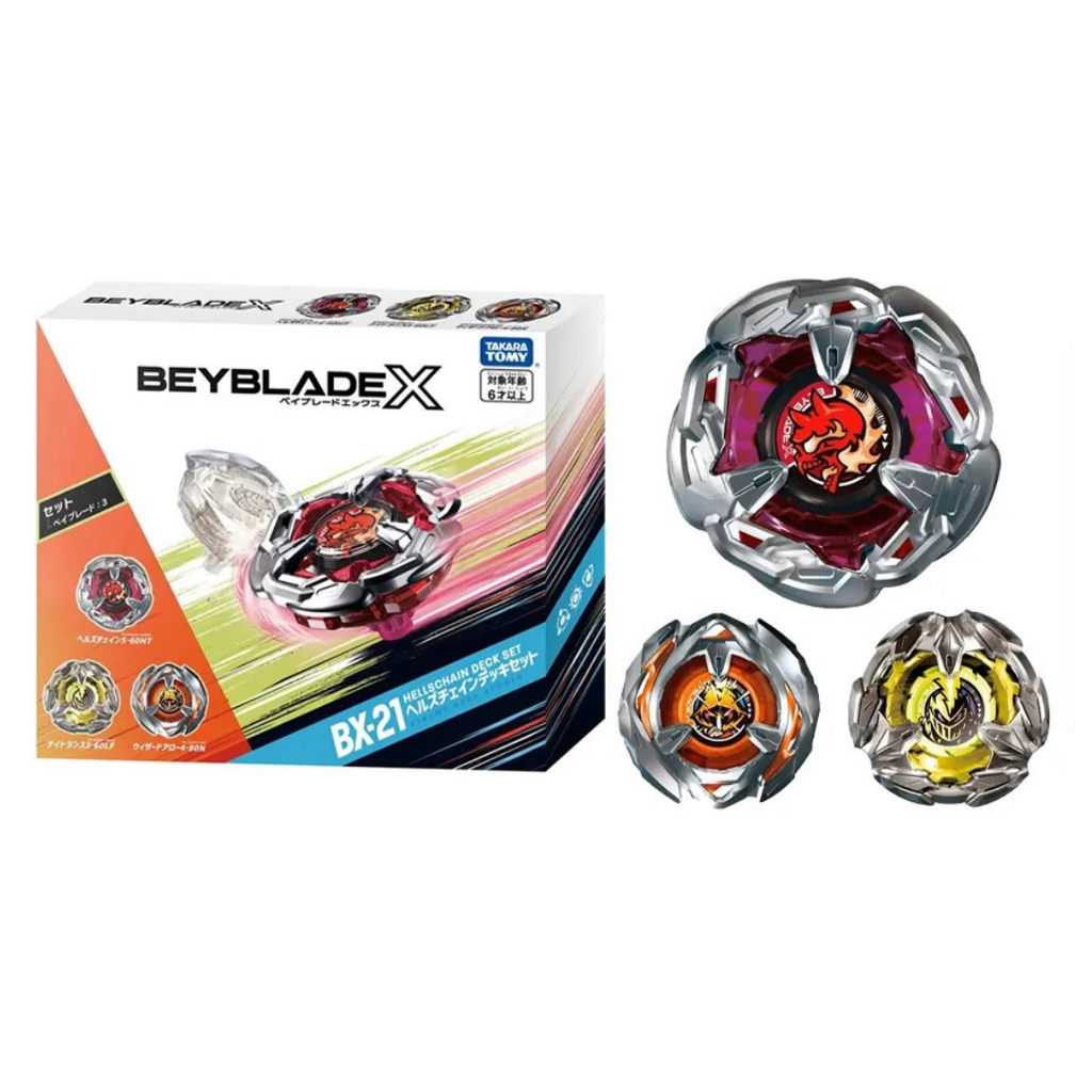 Beyblade X BX-21 Hell's Chain Battle Deck | Mighty Baby PH