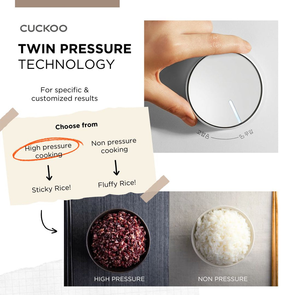 Cuckoo Multi-functional Twin Pressure Rice Cooker | Mighty Baby PH