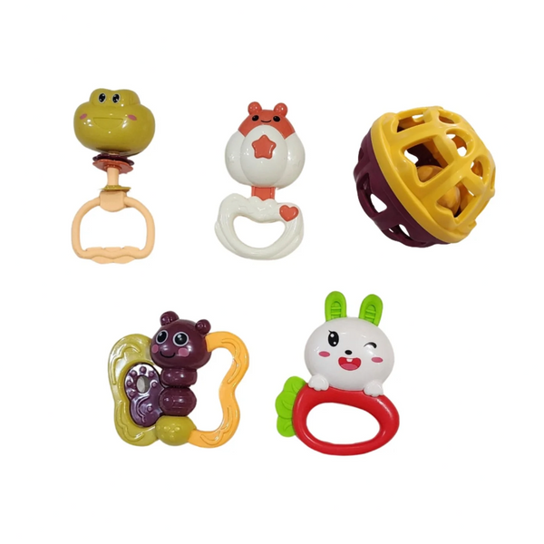 Kodomo Playhouse Baby Rattle Set | Mighty Baby PH