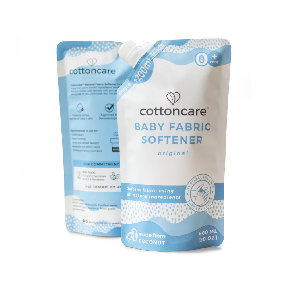Cottoncare Natural Baby Fabric Softener 600ml | Mighty Baby PH