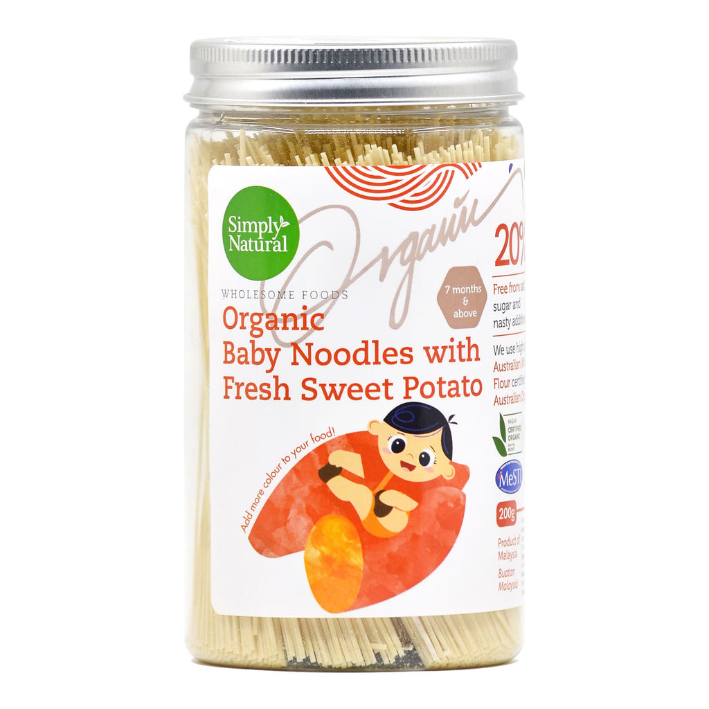 Simply Natural Organic Baby Noodles- Sweet Potato (200g) | Mighty Baby PH