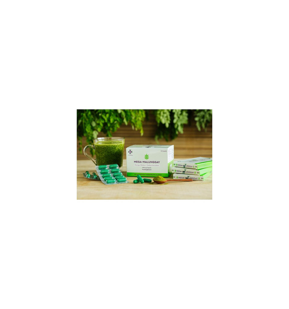 Mega-Malunggay Capsules (Moringa Oleifera + Sodium Ascorbate)– Mighty ...