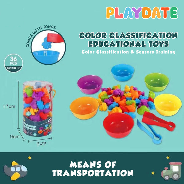 Playdate Color Classification Educational Toys | Mighty Baby PH